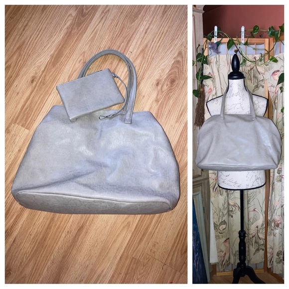 Antik Kraft | Bags | Antik Kraft Faux Leather Large Shoulder Bag ...